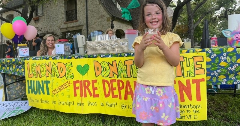 Kids Across Texas Aid Hill Country With Lemonade - KCBI